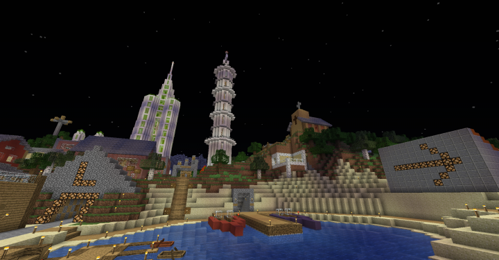 Teletårnet, telecommunications tower Minecraft Map