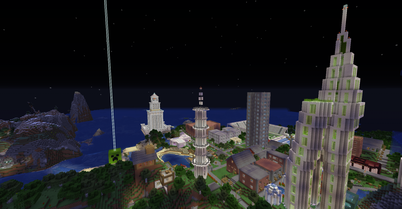 Teletårnet, telecommunications tower Minecraft Map