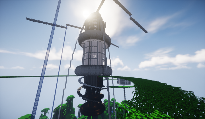 Modern Skybase - In Survival Minecraft Map