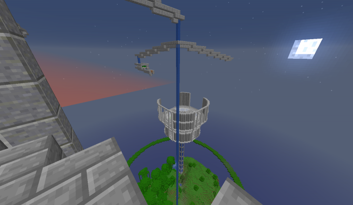 Modern Skybase - In Survival Minecraft Map