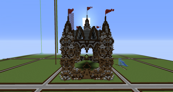 Factions spawn Minecraft Map