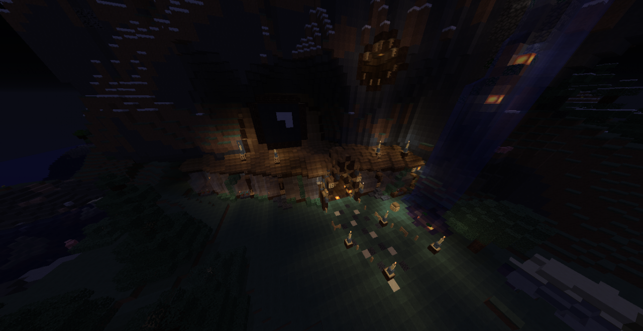 House Built in mountain WITH big scope! Minecraft Map