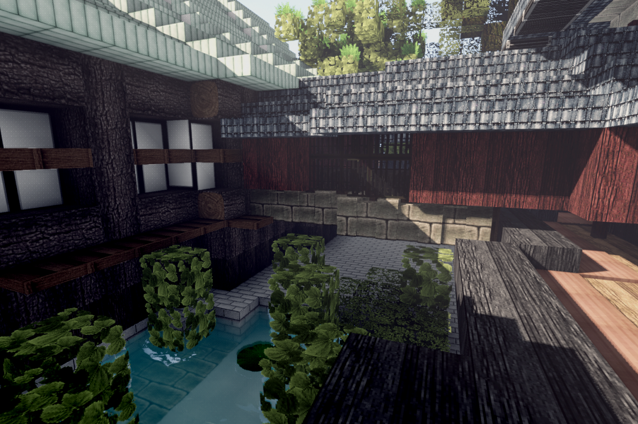 Kujo-ji, Nakadera, Chuo Ward, Osaka, Kansai, Japan Minecraft Map