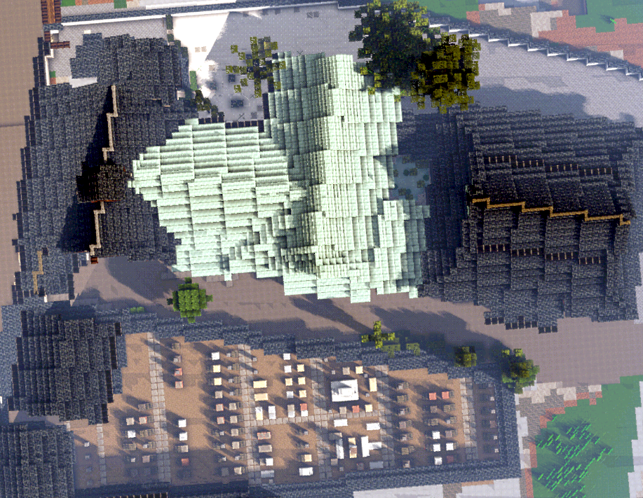 Kujo-ji, Nakadera, Chuo Ward, Osaka, Kansai, Japan Minecraft Map