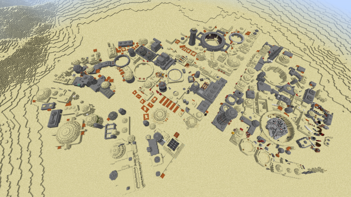 Mos Eisley Spaceport Minecraft Map
