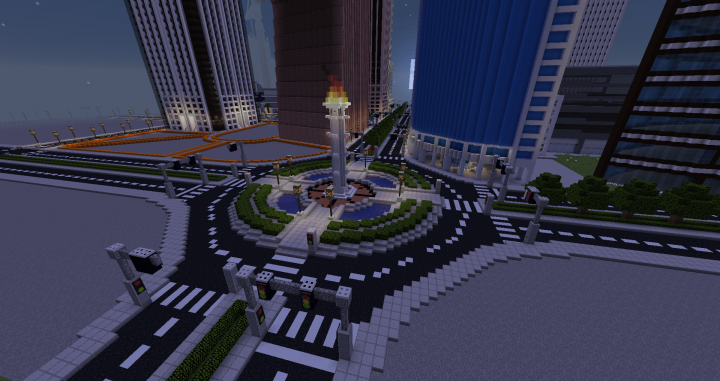 City - Roundabout Minecraft Map