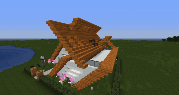 Small Modern House Minecraft Map