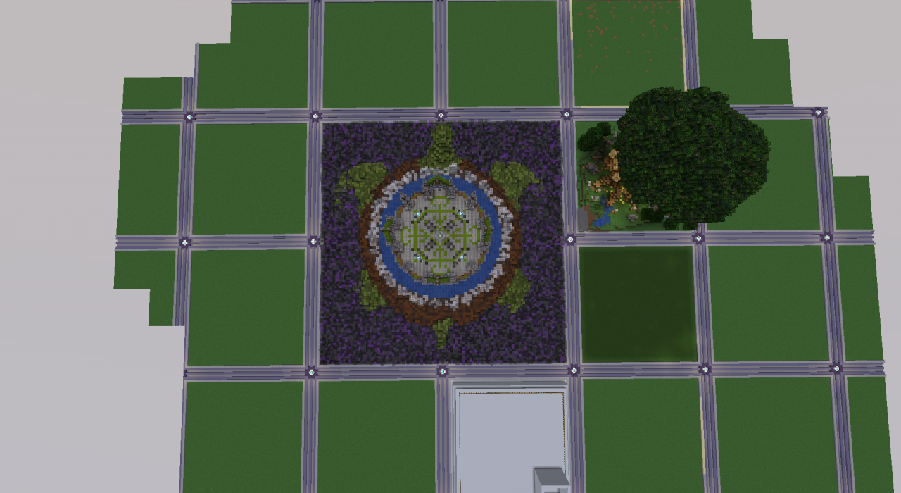 WIP- World Turtle (Creative Plots Spawn) Minecraft Map