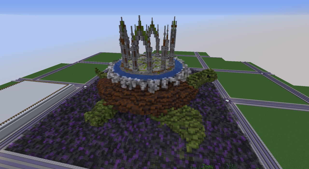 WIP- World Turtle (Creative Plots Spawn) Minecraft Map