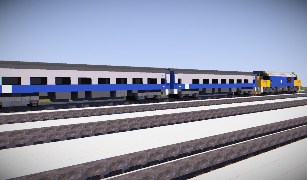 BR Class 37 Large Logo + Mk2s Minecraft Map