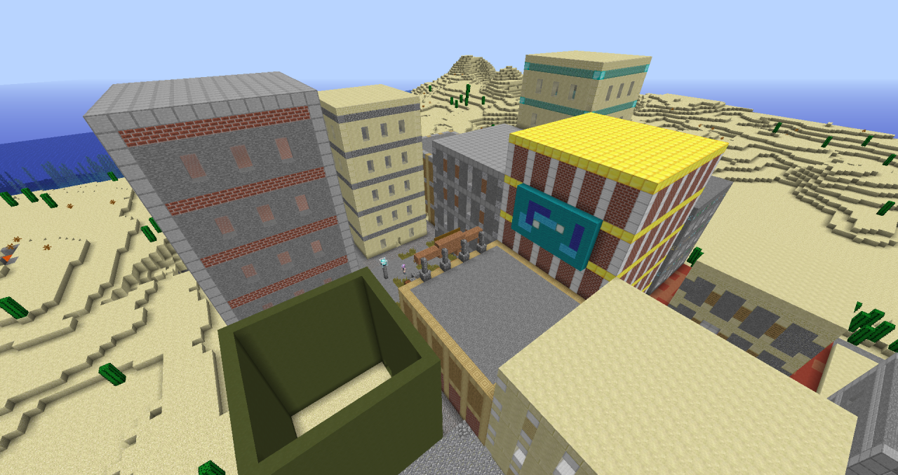 grounded server city Minecraft Map
