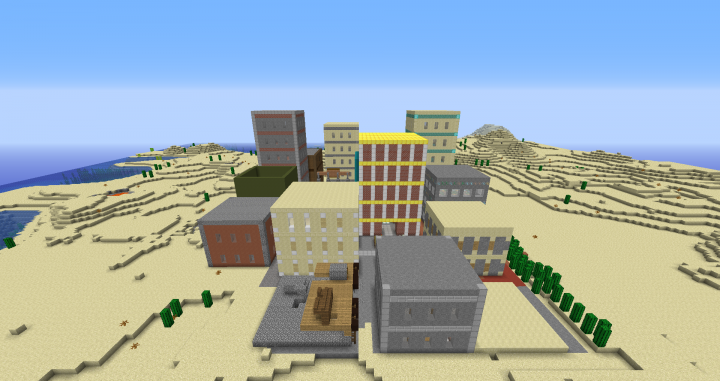 grounded server city Minecraft Map