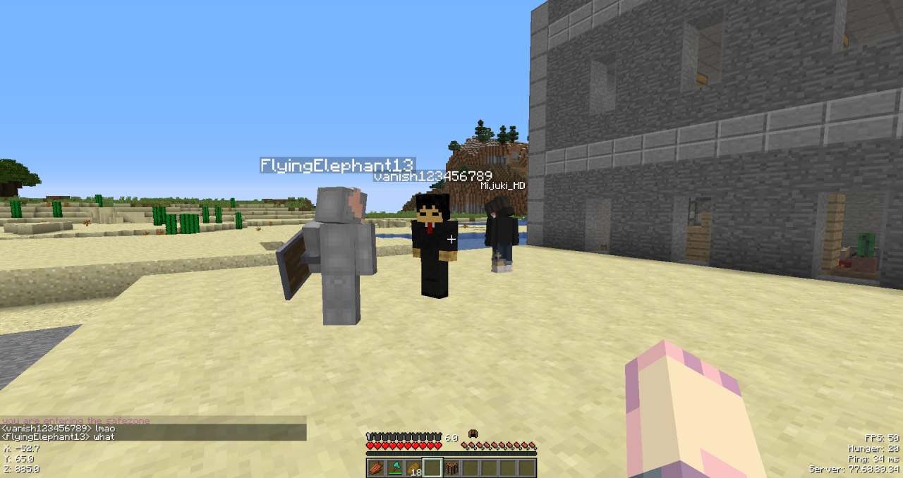 grounded server city Minecraft Map