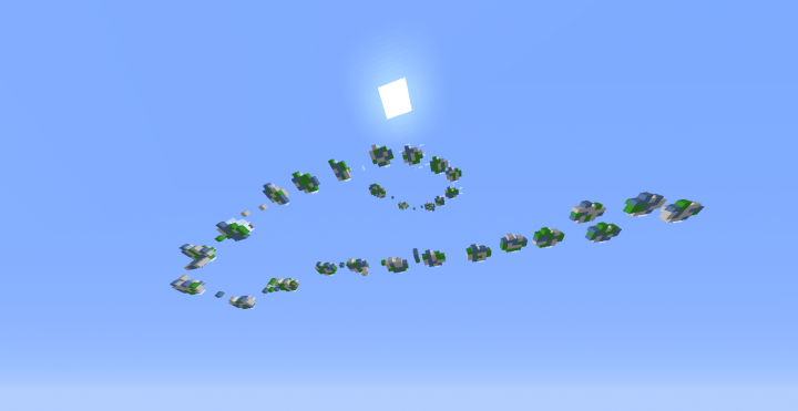 RAINBOW CLOUD PARKOUR Minecraft Map