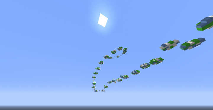 RAINBOW CLOUD PARKOUR Minecraft Map