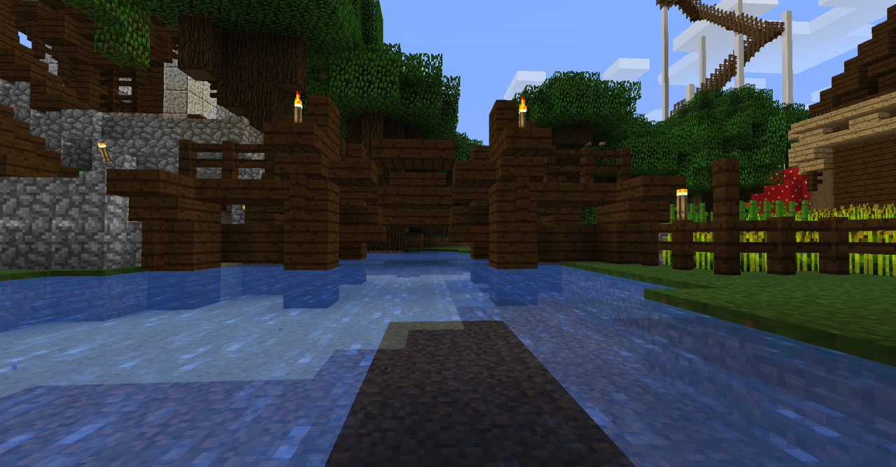 forest cottage Minecraft Map