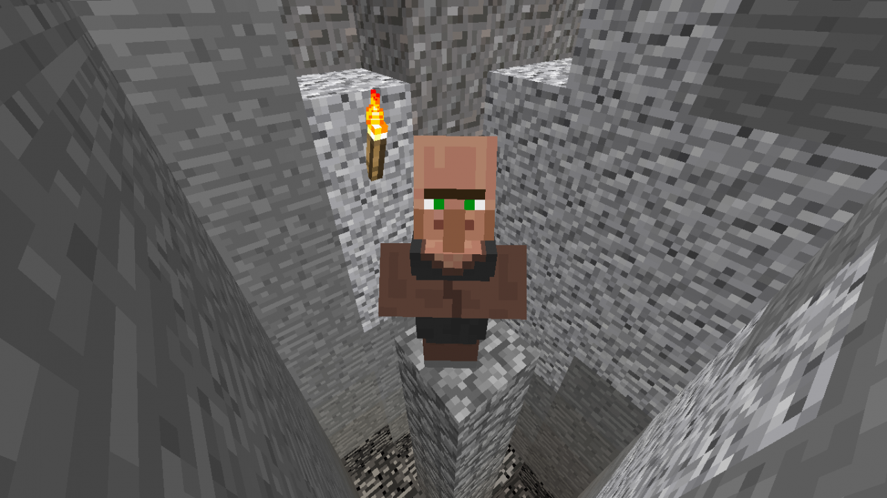 The Miner Villager Minecraft Map