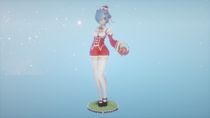 The Bigest Rem statue (Re:Zero) Minecraft Map