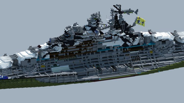 fictional battleship Minecraft Map