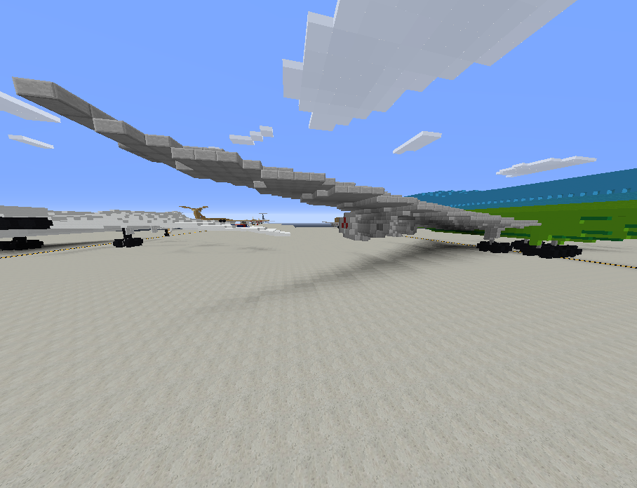 Minecraft 1.5:1 747-400D Wing Minecraft Map