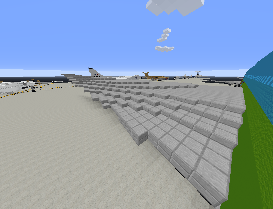 Minecraft 1.5:1 747-400D Wing Minecraft Map