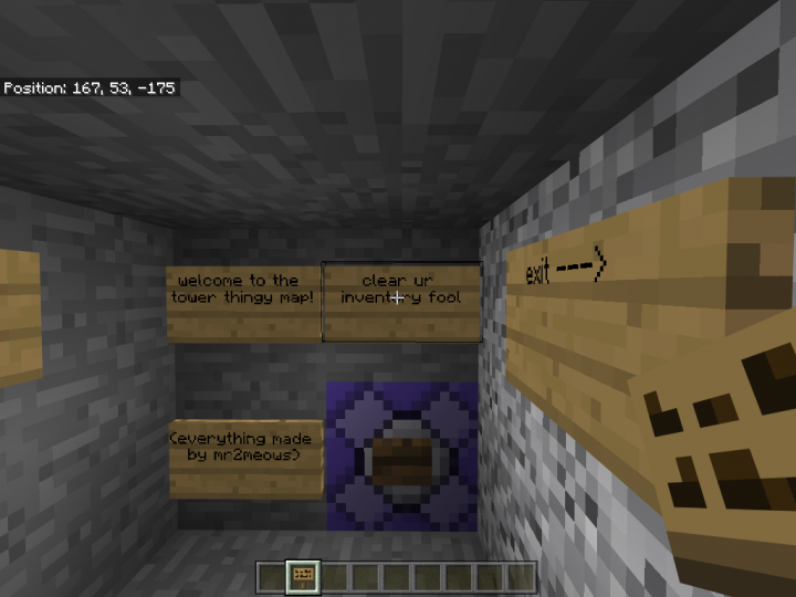 Tower Thingy Map (BEDROCK MAP) Minecraft Mod