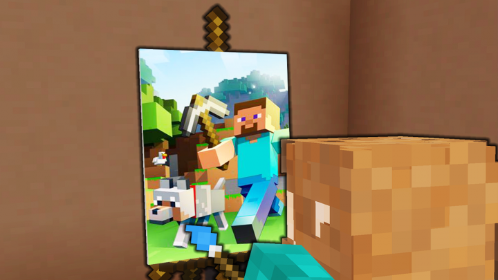 How To Make A Painting Easel / Painting Stand Minecraft Project