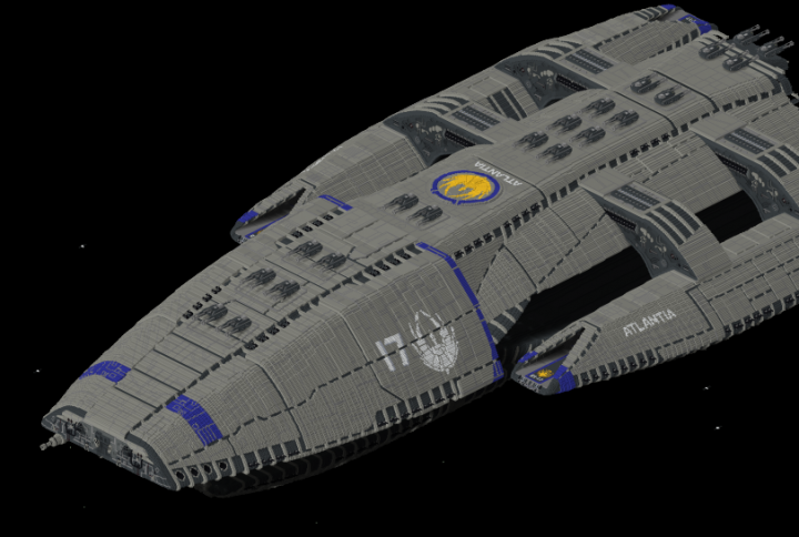 BSG Battlestar Atlantia BS-17 Minecraft Map