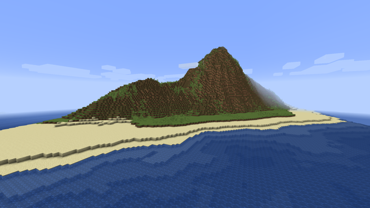 Cool large island Minecraft Map