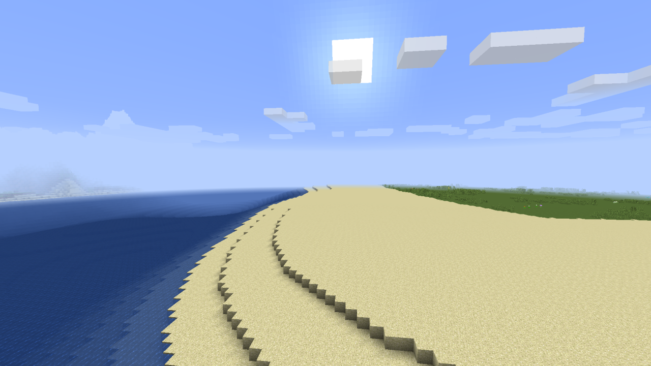 Cool large island Minecraft Map