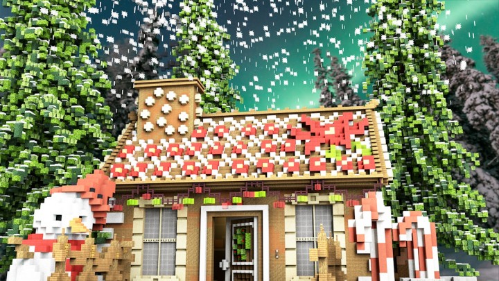 "The Gingerbread House" | Christmas Map | Minecraft Map