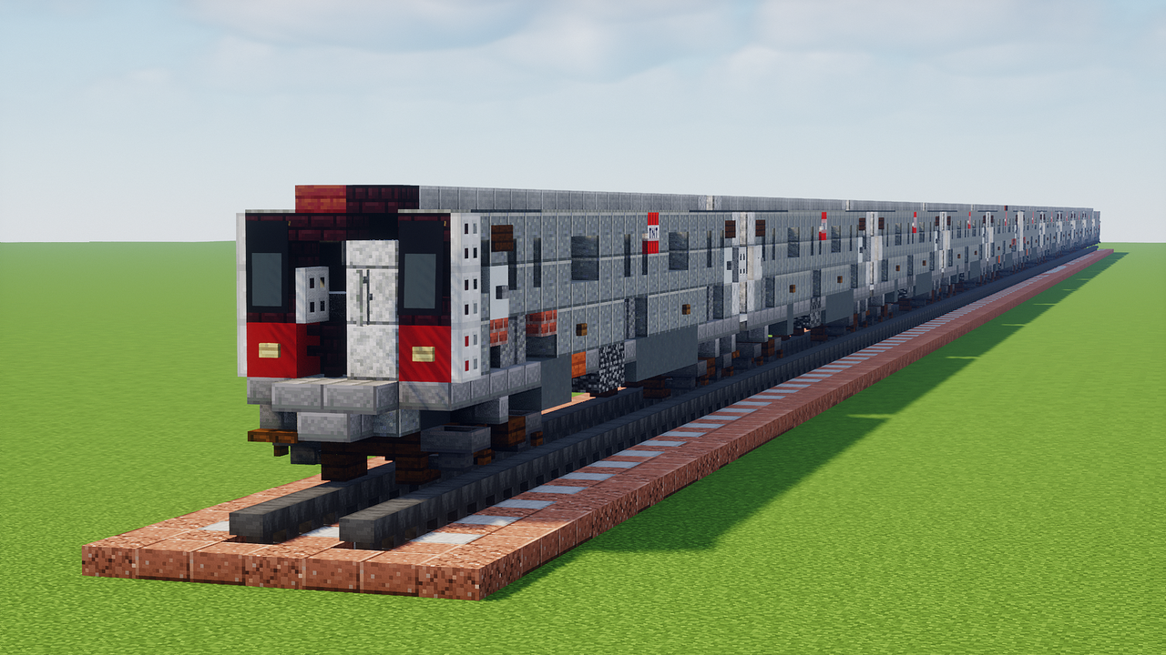 R188 NYC Subway Car (11-car train) Minecraft Map