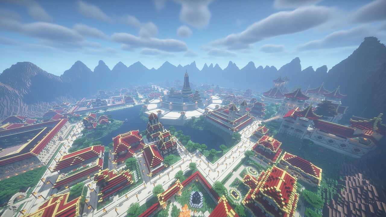 AvatarMC | Fire Nation Capital Minecraft Map