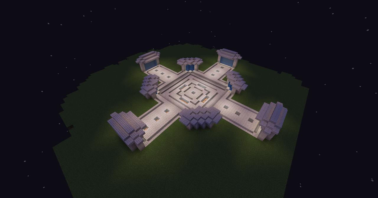 8 Portal Hub - Schematic Minecraft Map