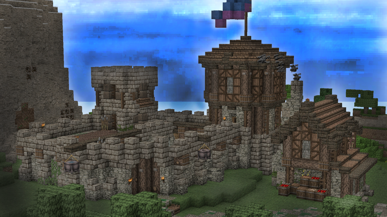 Small Medieval Garrison (2015) #WeAreConquest Minecraft Map