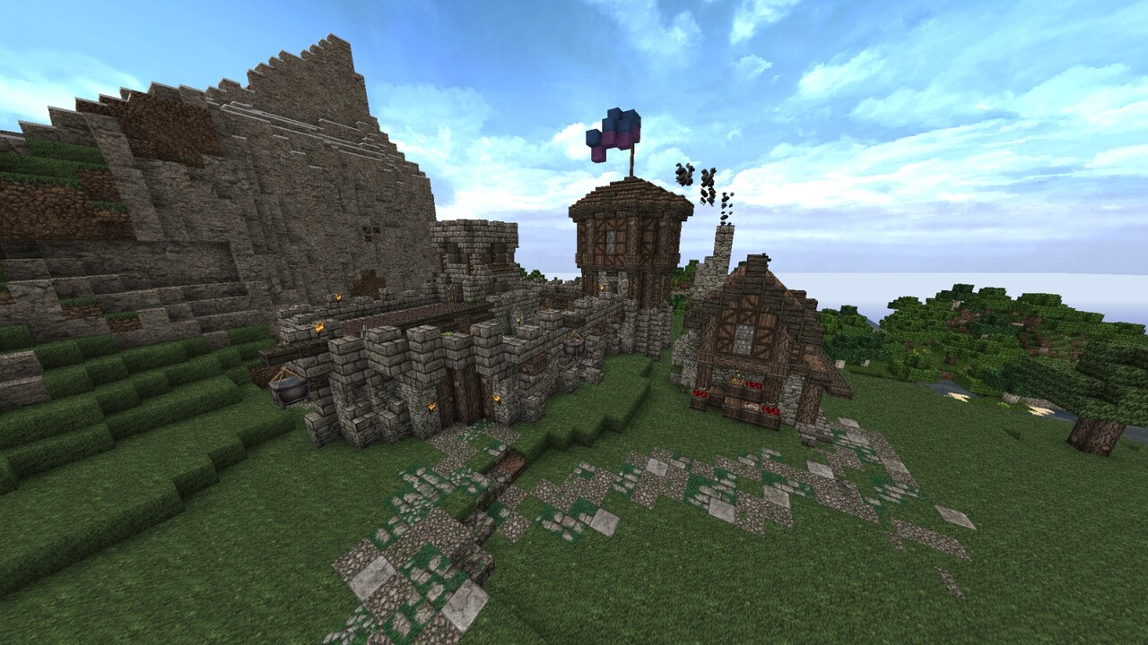 Small Medieval Garrison (2015) #WeAreConquest Minecraft Map