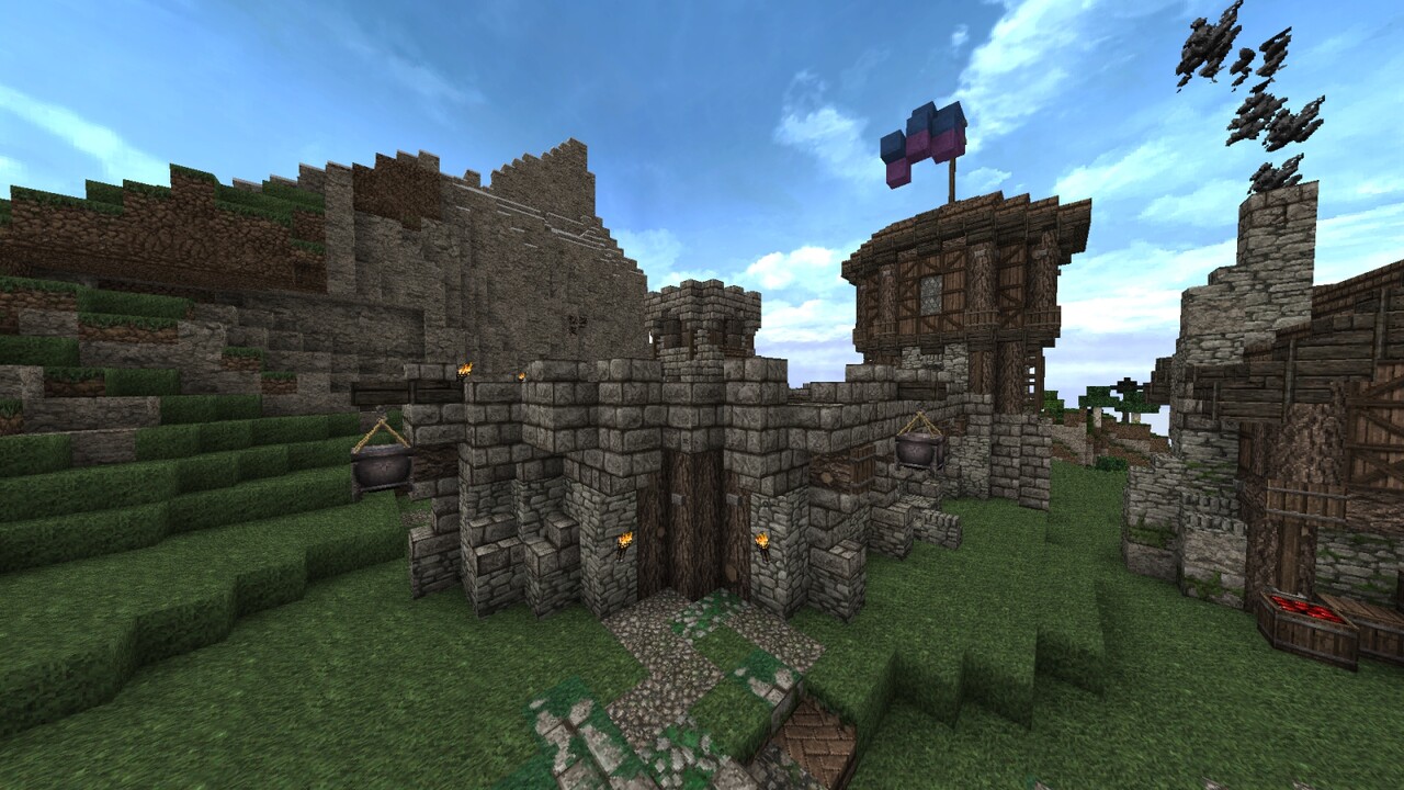 Small Medieval Garrison (2015) #WeAreConquest Minecraft Map