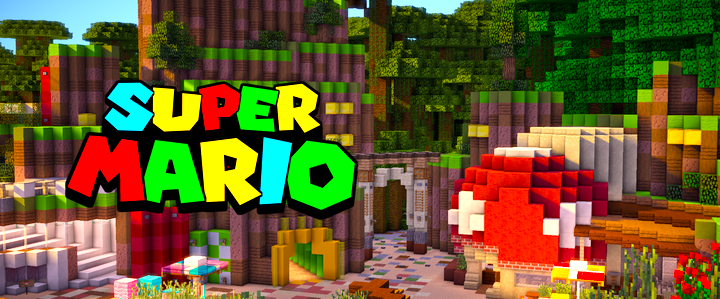 Custom Super Nintendo World in Minecraft Minecraft Map