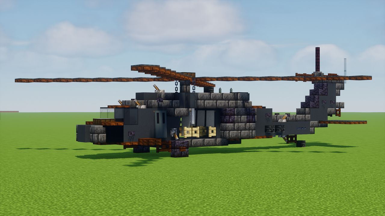 UH-60 Black Hawk Helicopter + Medevac Minecraft Map