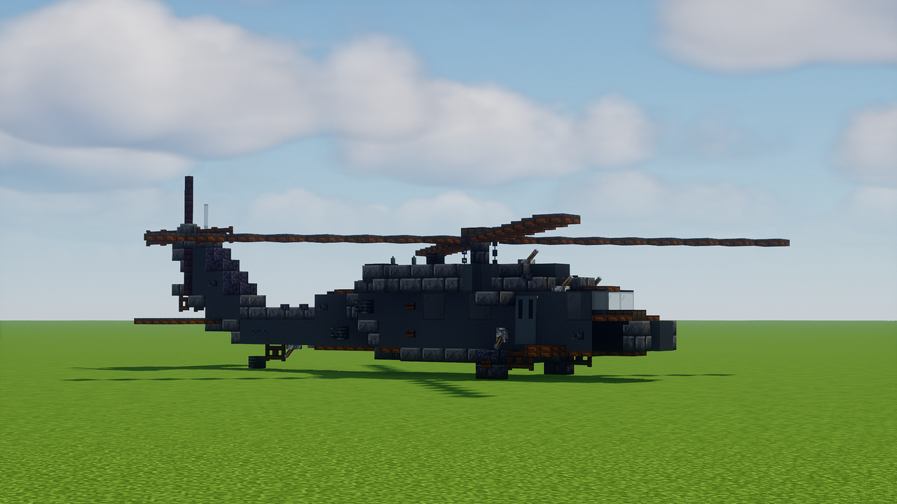 UH-60 Black Hawk Helicopter + Medevac Minecraft Map