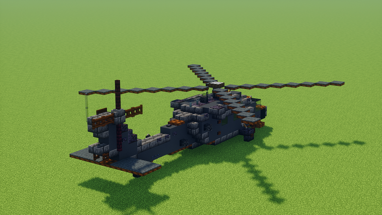 UH-60 Black Hawk Helicopter + Medevac Minecraft Map