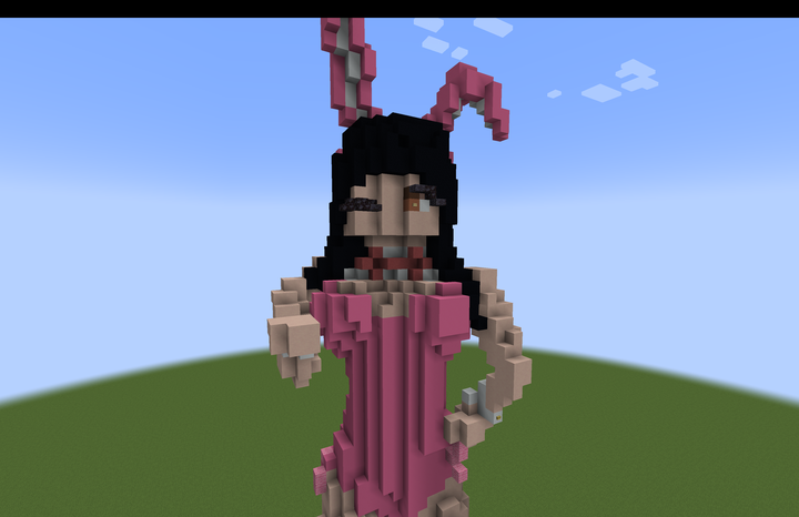 Playboy Bunny Girl Statue Minecraft Map