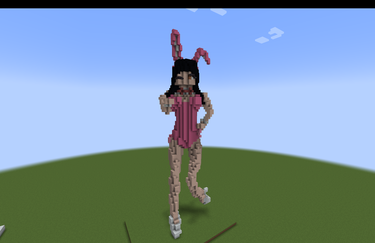 Playboy Bunny Girl Statue Minecraft Map