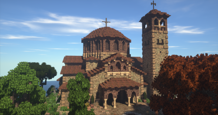 Mediterranean Cemetery [Conquest Reforged] Minecraft Map