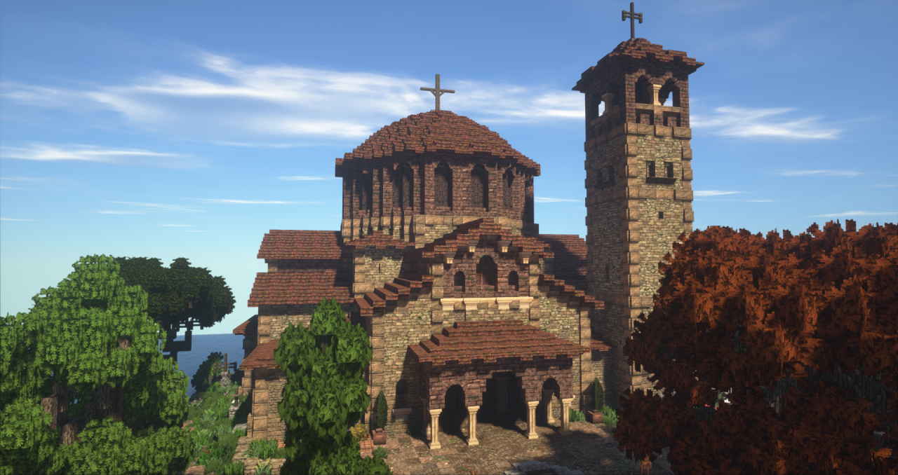 Mediterranean Cemetery [Conquest Reforged] Minecraft Map