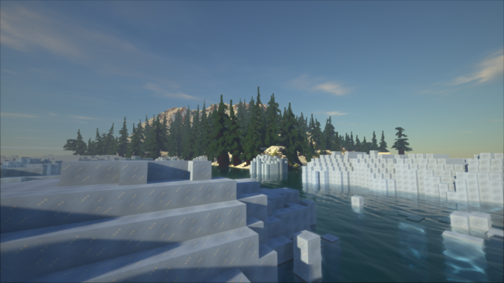 IceLand terrain Minecraft Map