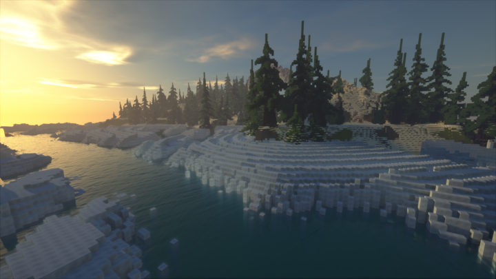 IceLand terrain Minecraft Map