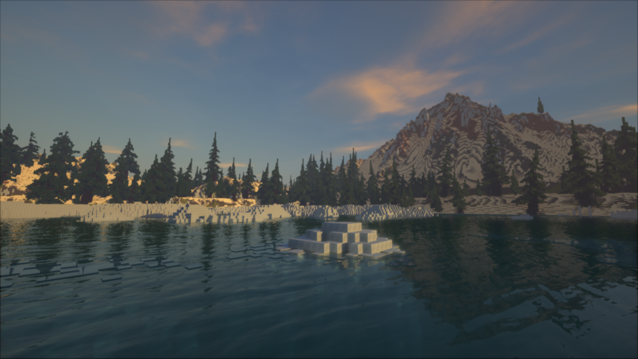 IceLand terrain Minecraft Map