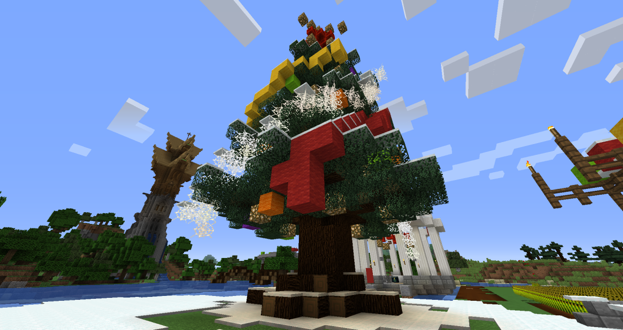 Christmas tree Minecraft Map