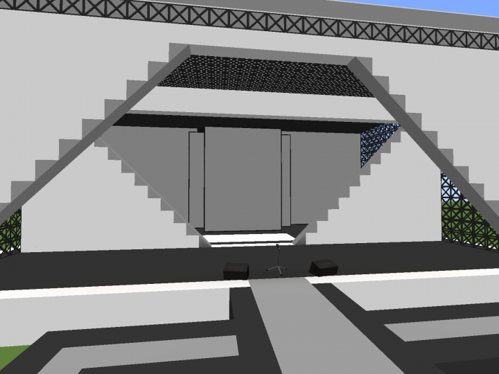 Concert Festival stage Minecraft Map